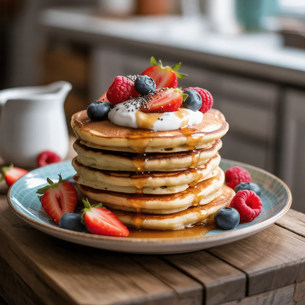 Your New Favorite Protein Pancake Meal Prep Stacks - chefsavory.com