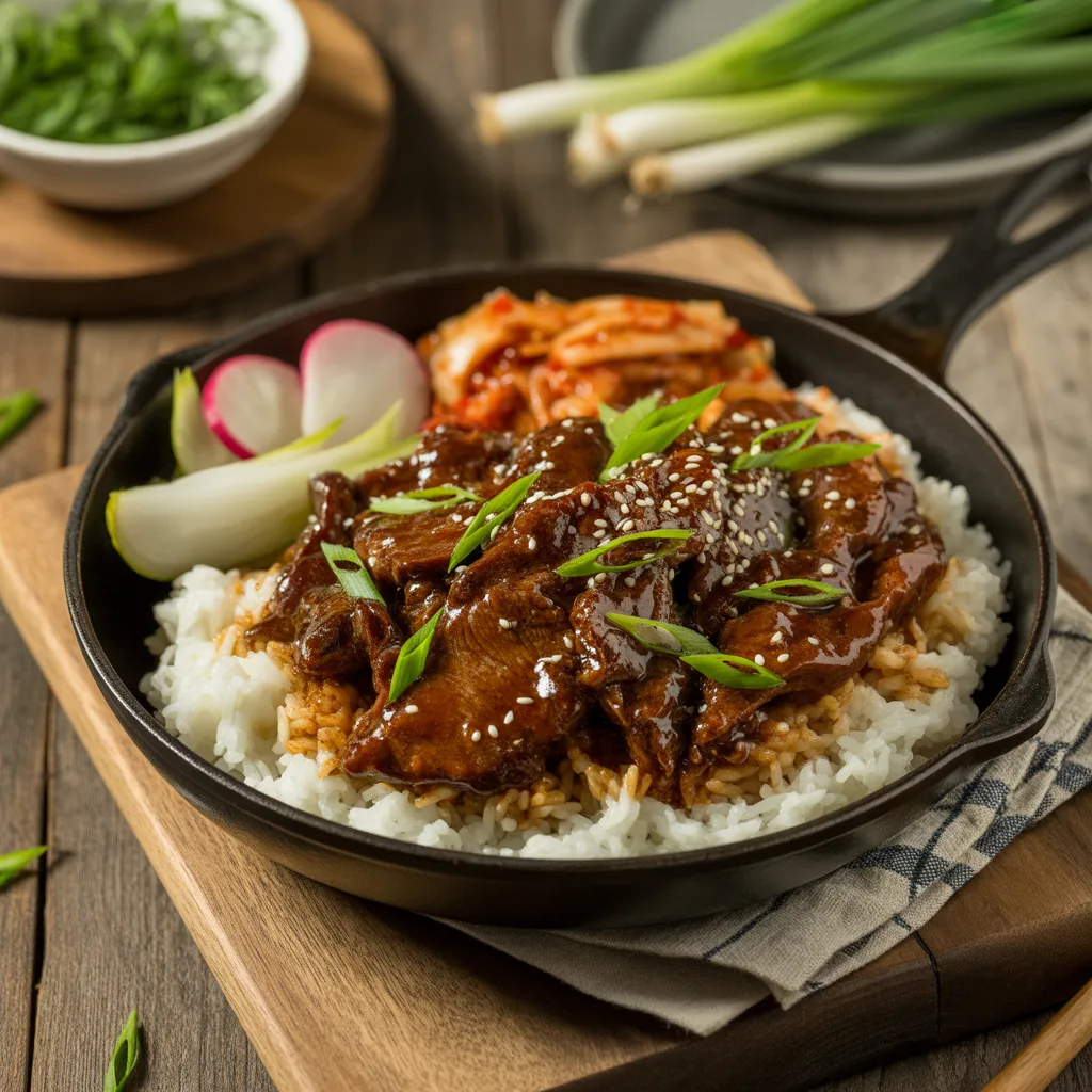 Sticky Korean-Style Beef Rice Skillet: Your New Favorite Dinner ...